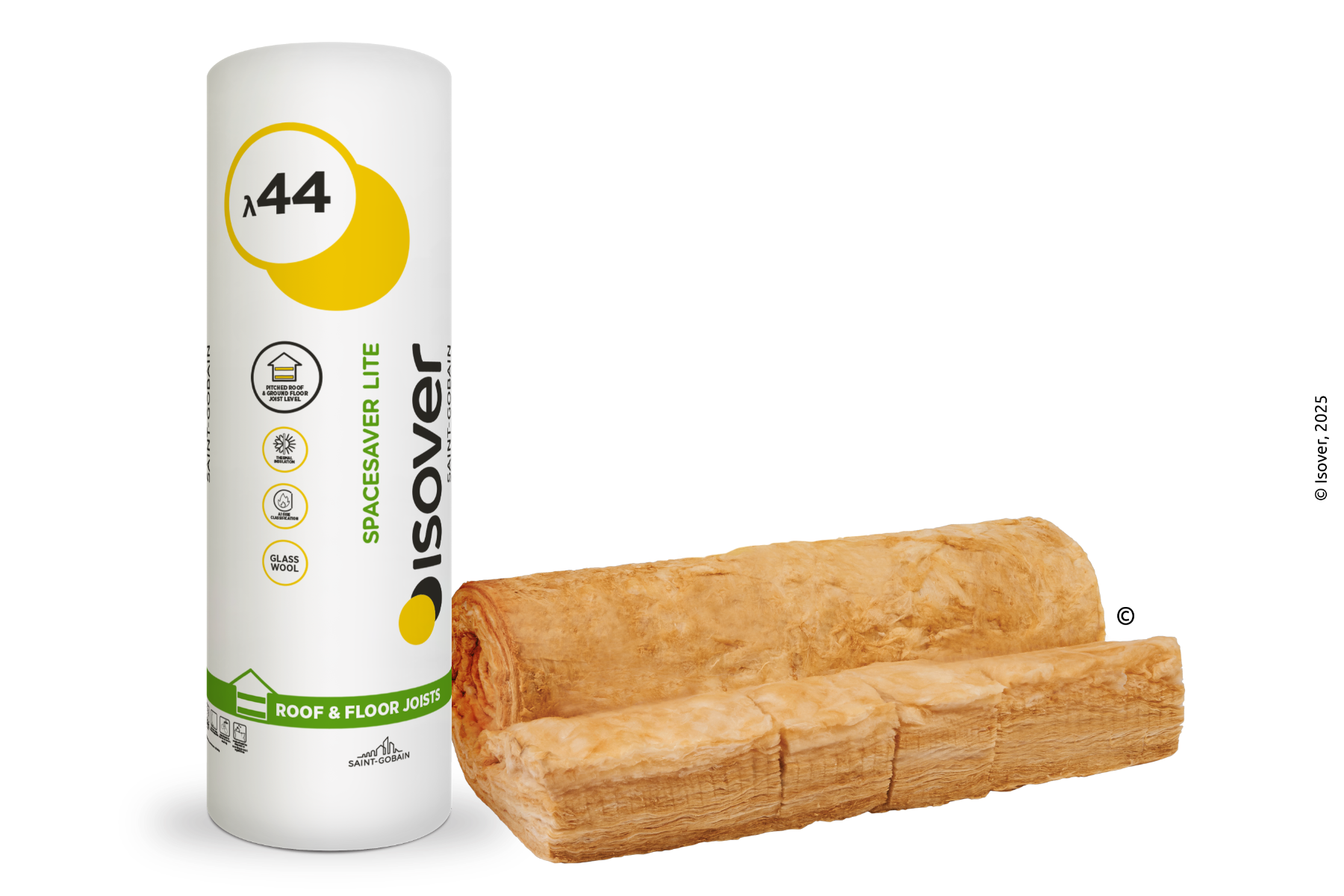 Isover Spacesaver Lite 100mm Loft Insulation Roll (8.12m²) - Briants of ...